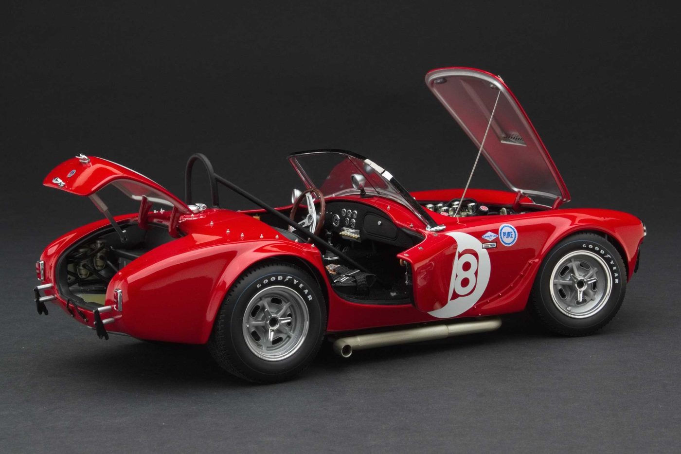 Exoto | 1963 Exoto Cobra 289 in Competition | Second, 1963 Road America ...