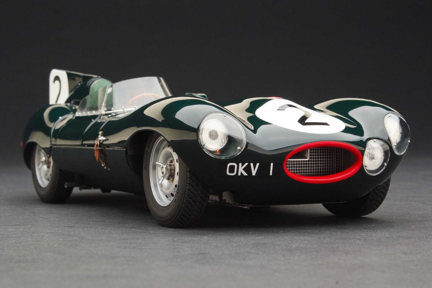 Exoto | 1954 Exoto Jaguar D-Type 'Short Nose' | Second, 1954 Reims 12 ...